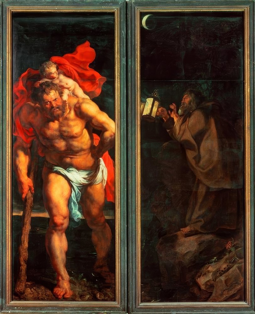 Der Hl. Christophorus von Peter Paul Rubens: Kunstdruck